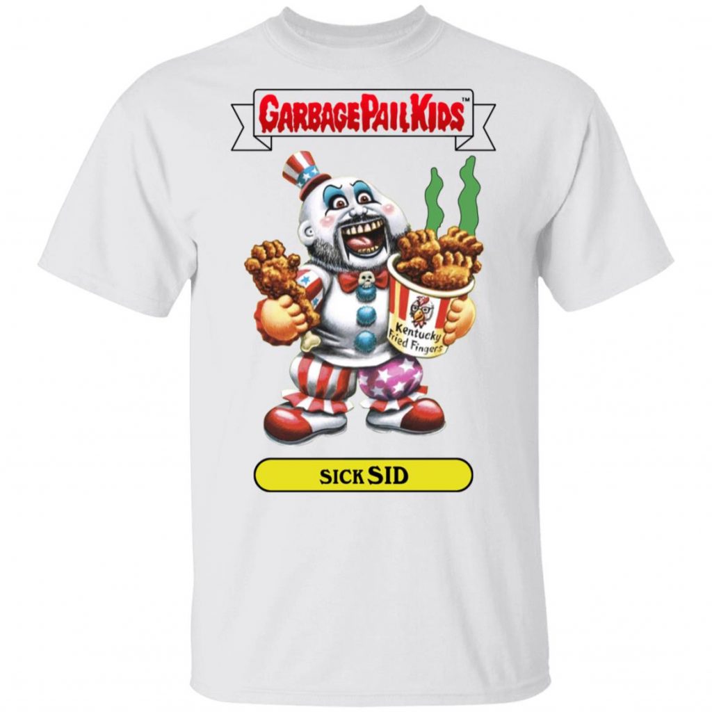 Garbage Pail Kids Sick Sid Captain Spaulding Version T-Shirts