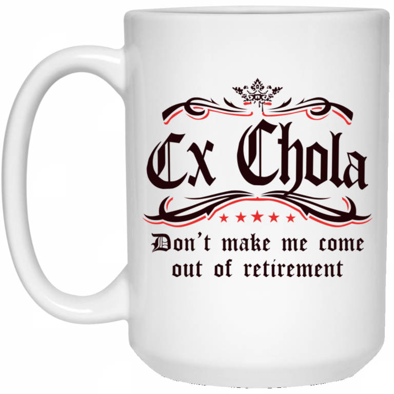 Ex Chola White Mug | El Real Tex-Mex
