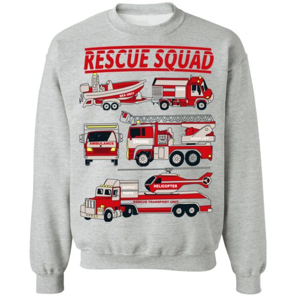 Fire Truck Rescue Squad T-Shirts, Hoodies, Sweater | El Real Tex-Mex