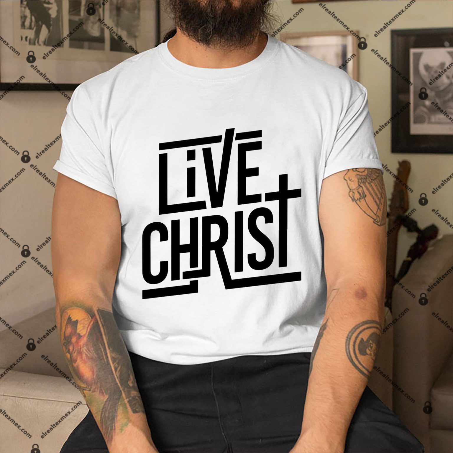 Live Christ Shirt, Hoodie - El Real Tex-Mex Clothing