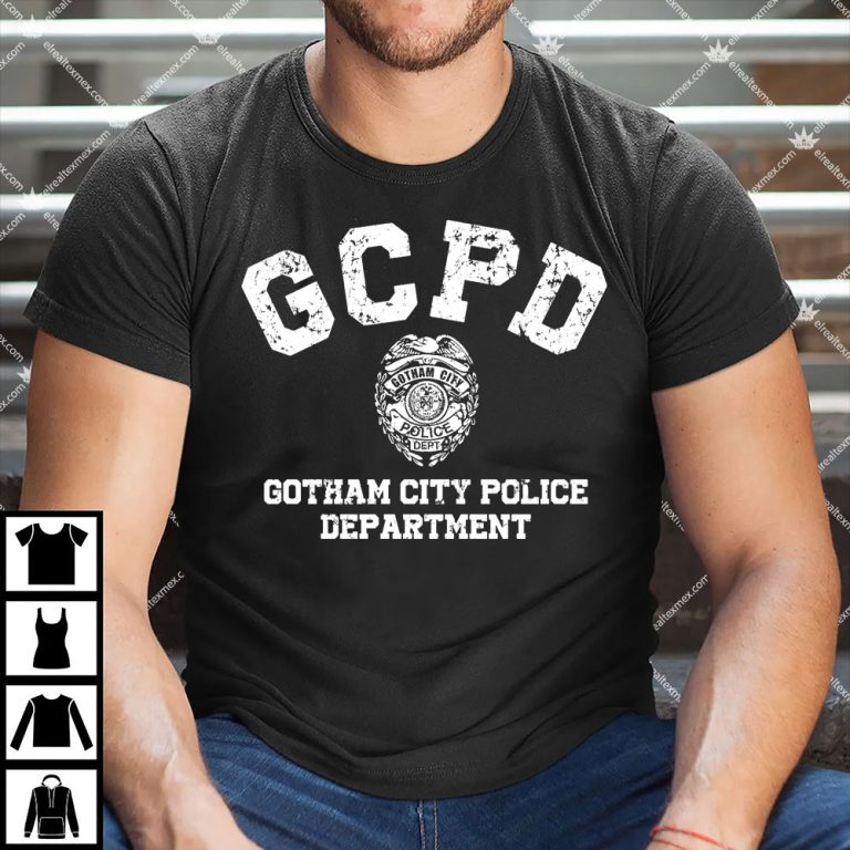 Gotham City Police Department Shirt - El Real Tex-Mex Clothing