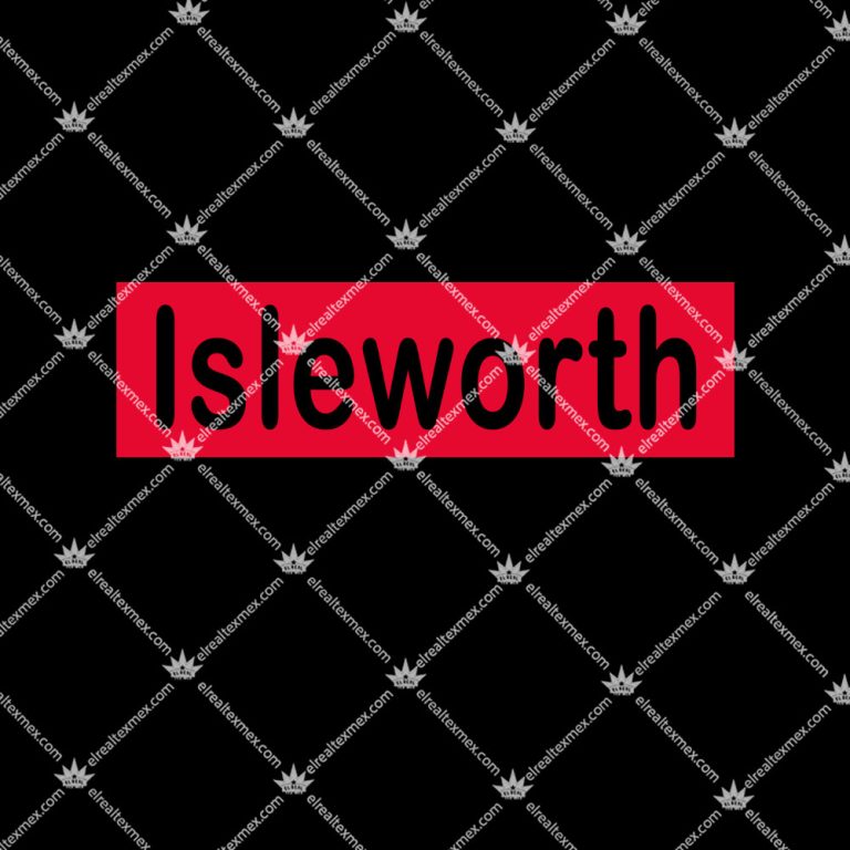 Isleworth Box Logo Shirt, Hoodie - El Real Tex-Mex Clothing